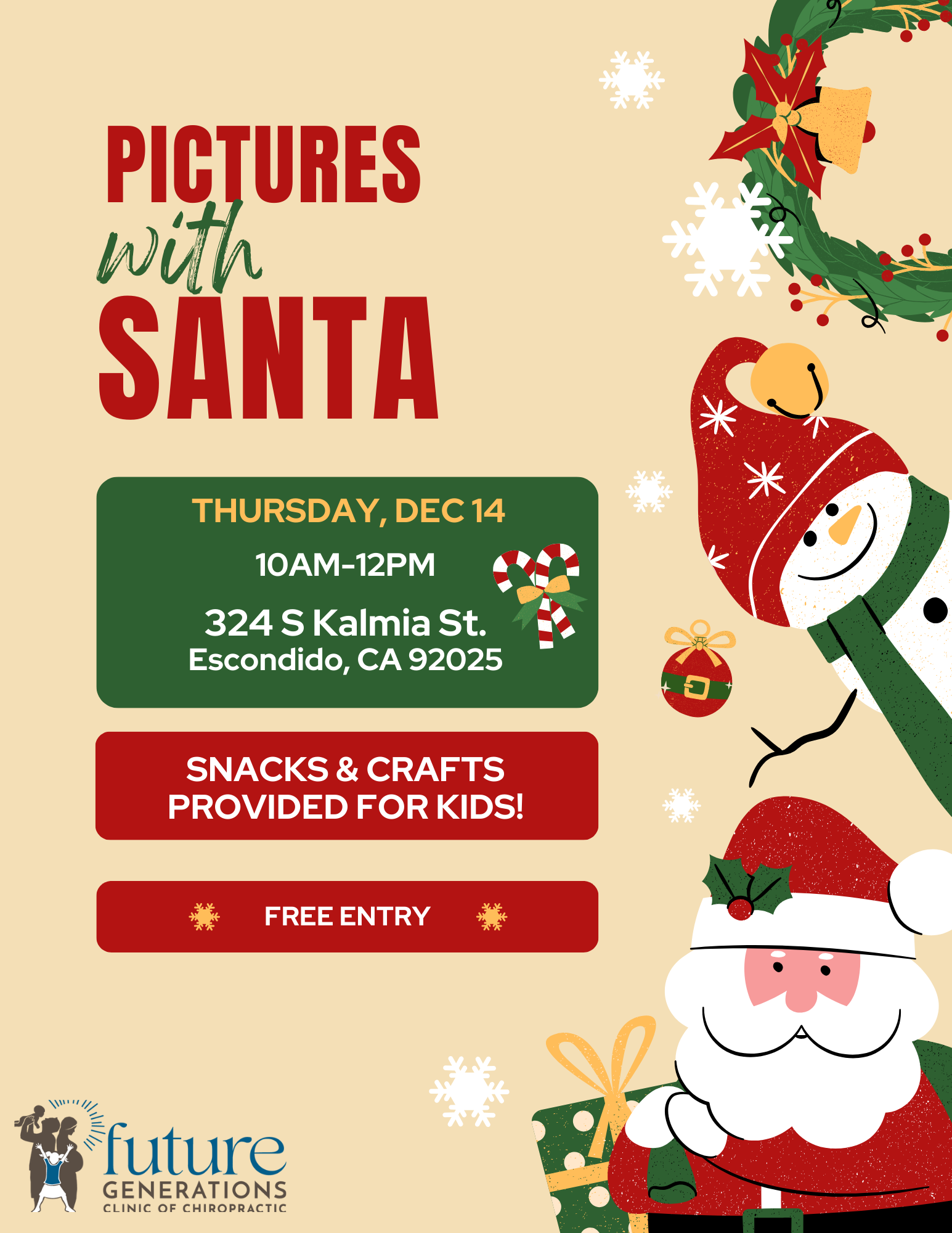 Pictures With Santa Future Generations Pictures With Santa Future Generations